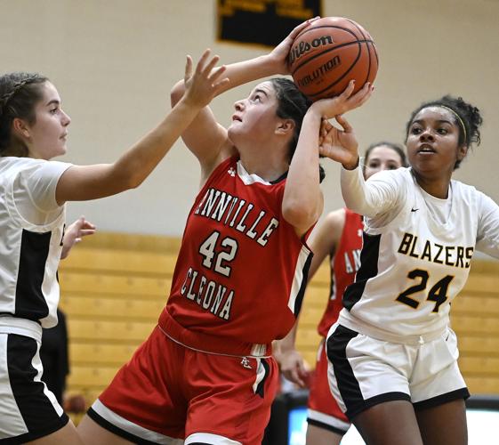 Annville-Cleona vs. Lancaster Mennonite - L-L League girls basketball ...