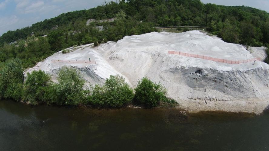 WATCH: An aerial view of the White Cliffs of Conoy | Local News ...