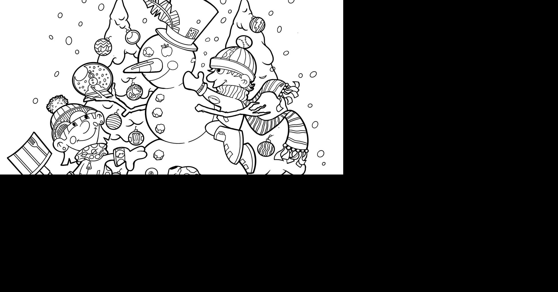 Find the hidden objects coloring page [Download] | Entertainment ...