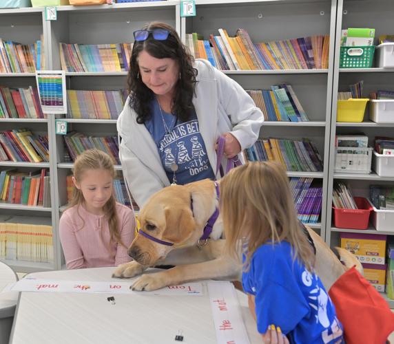 Rep. Brian Smith visits therapy dog at Bainbridge Elementary School ...