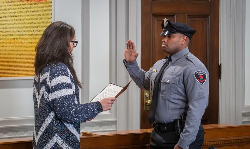 Lancaster city swears in new police officer [photos] | Local News ...