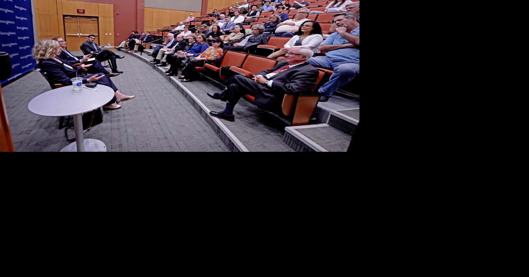 State Republican and Democratic party chairs trade niceties while ...