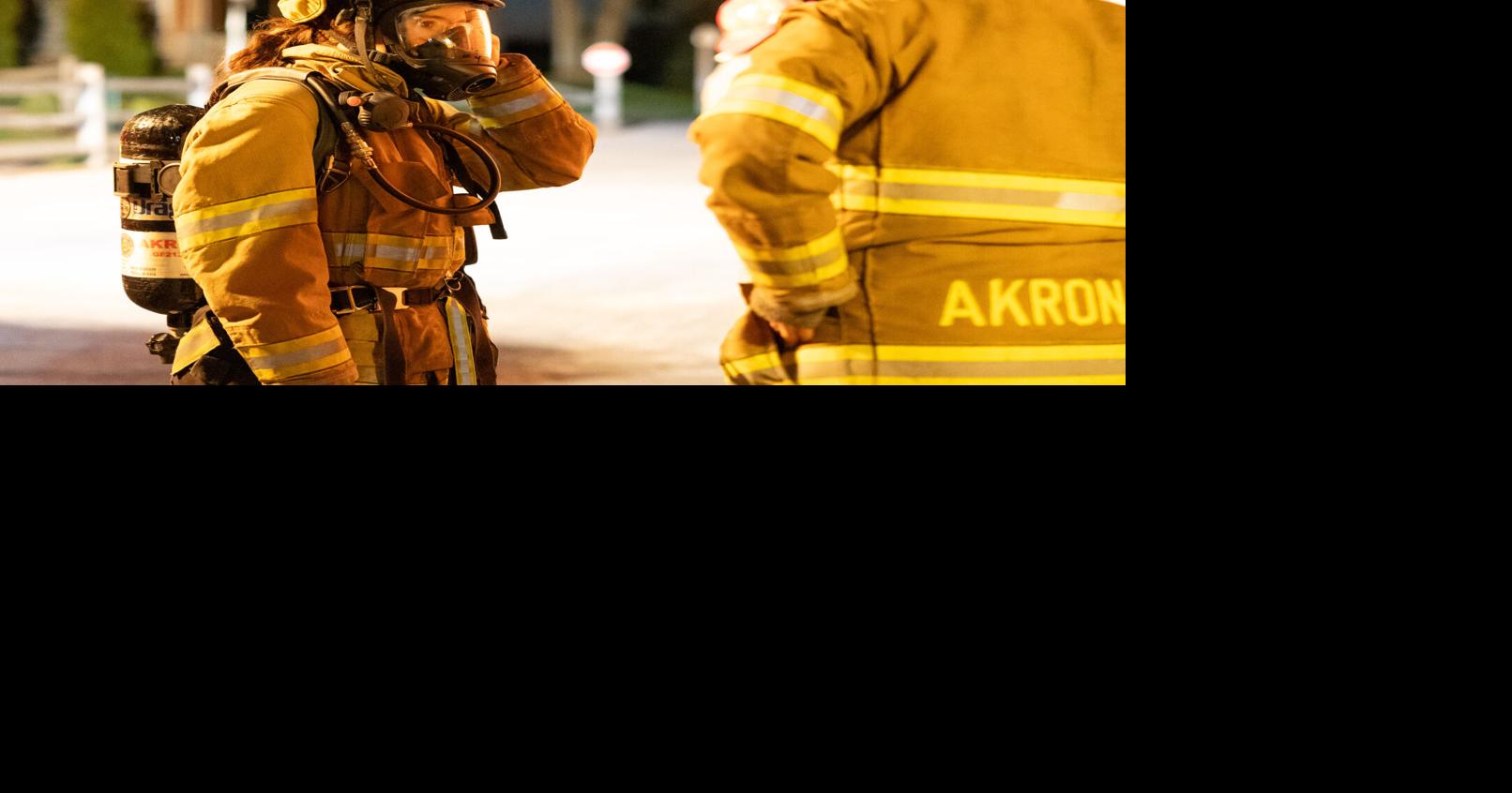 Alayna Thompson trains with Akron firefighers [photos ...