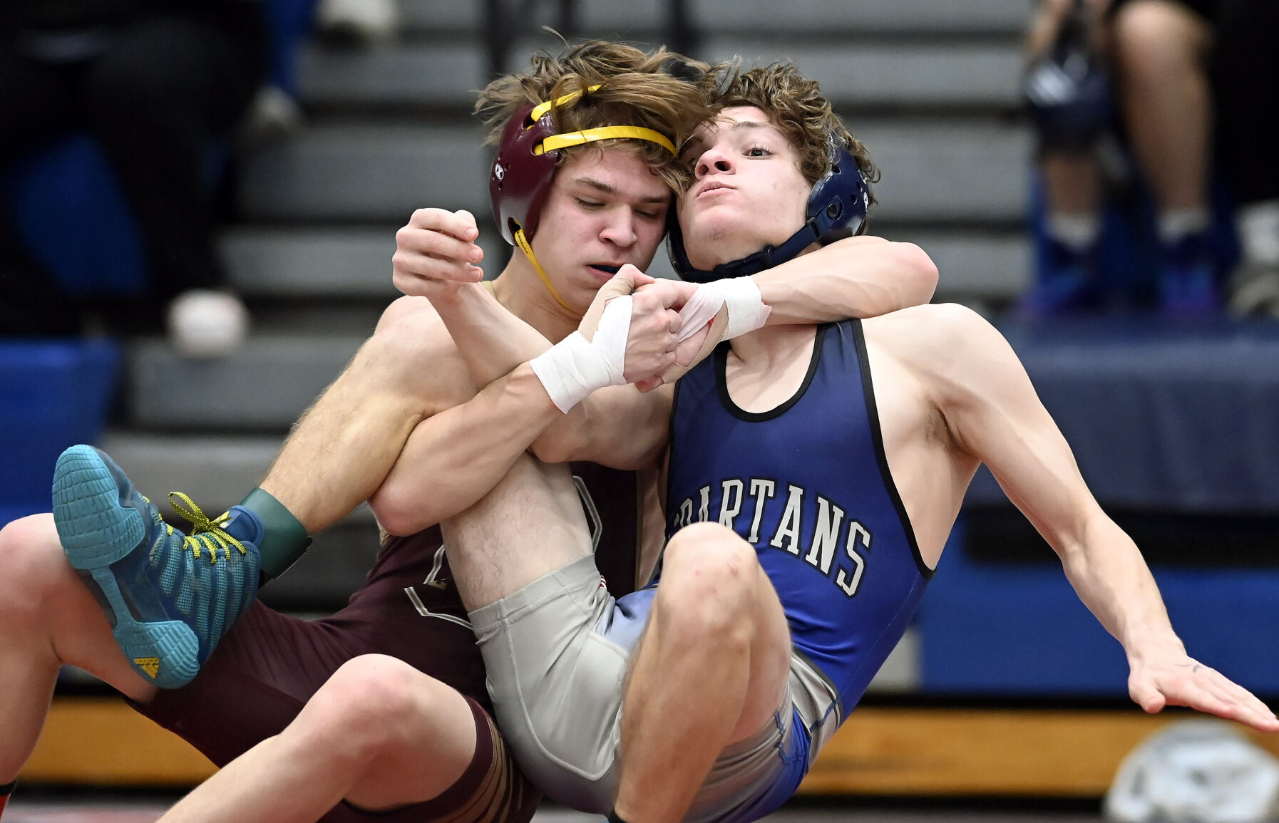 Class 2A wrestlers compete in District 3 Championships on Saturday at ...