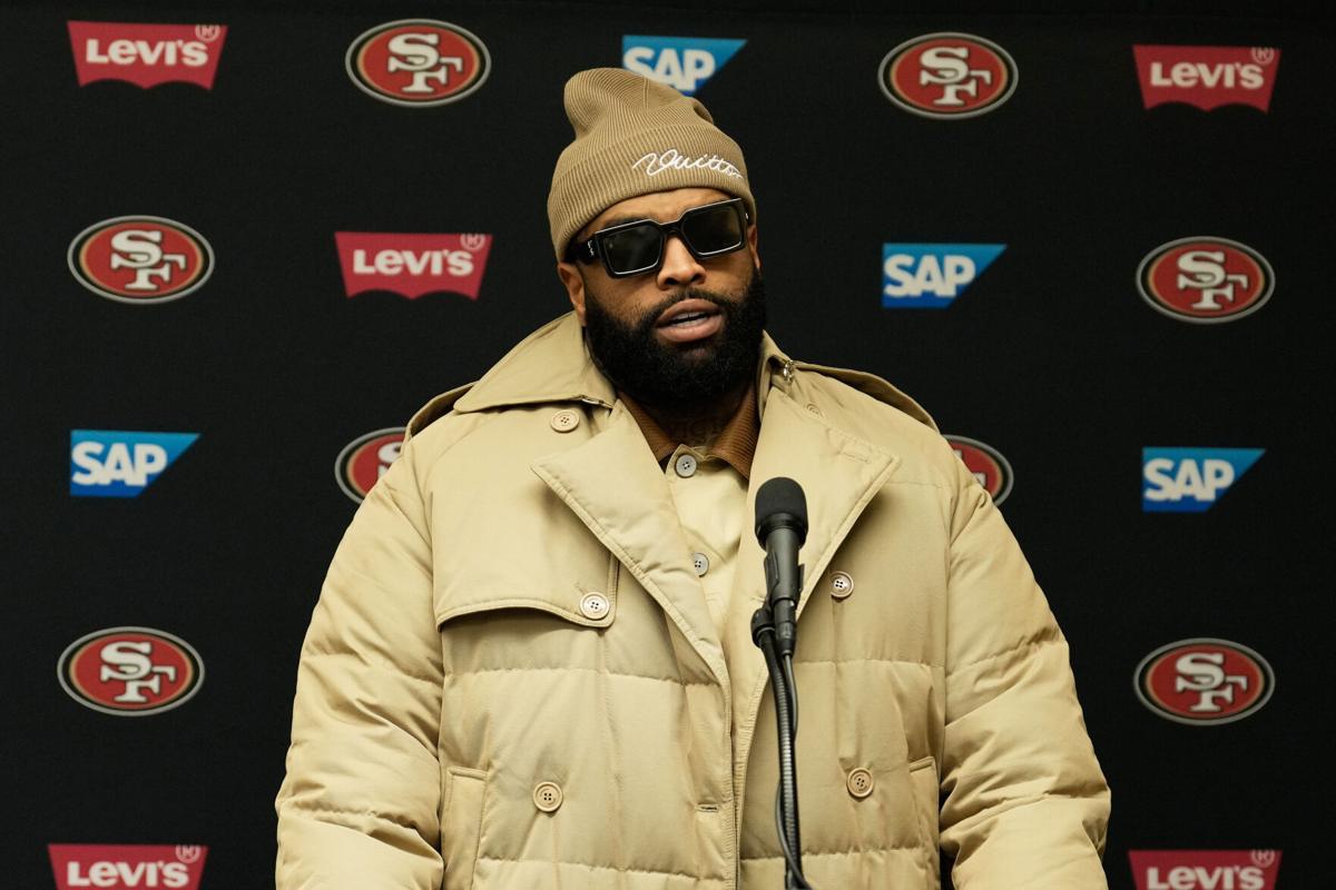 49ers' Trent Williams exits with hamstring injury on first play vs ...