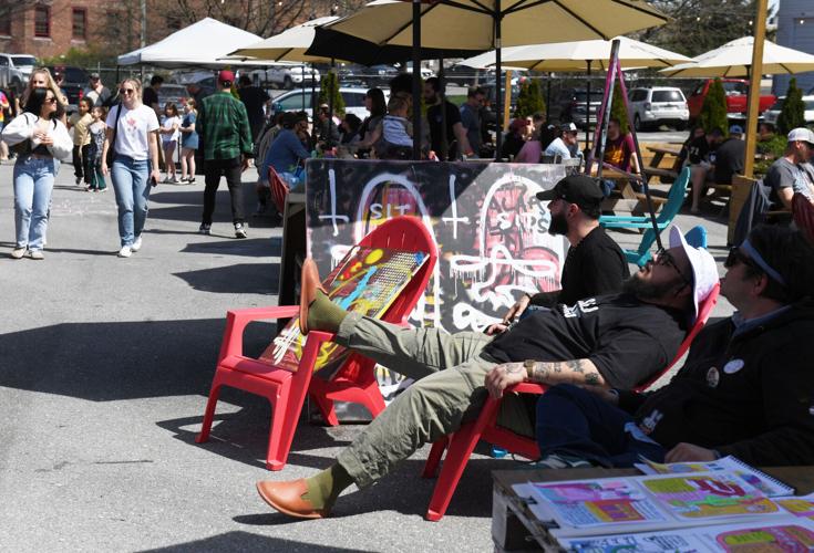 Big Bloom Art Market sets up shop in Warehouse District Beer Garden ...