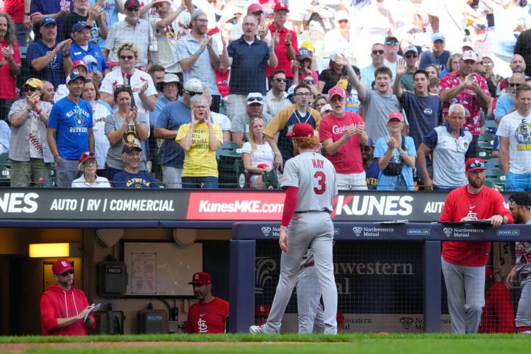 Cardinals RHP Dustin May loses no-hitter in the 8th, then loses to the ...