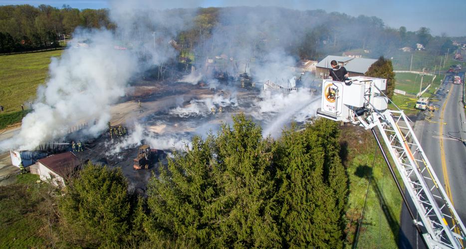 Scenes from fire at Freys Pallets in Drumore Township [photos] | Local ...