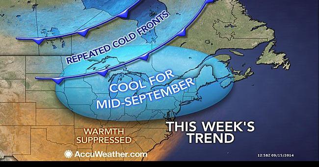 Cooler mid-September temperatures this week in Lancaster County | Local ...