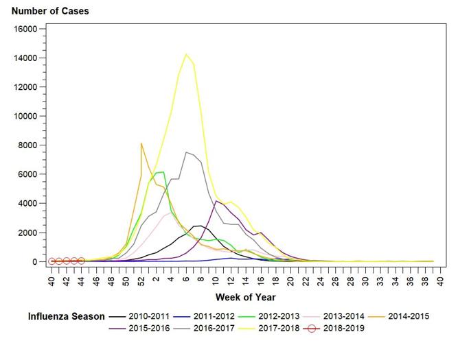 Weekly Pennsylvania flu report: 216 cases confirmed so far this season ...