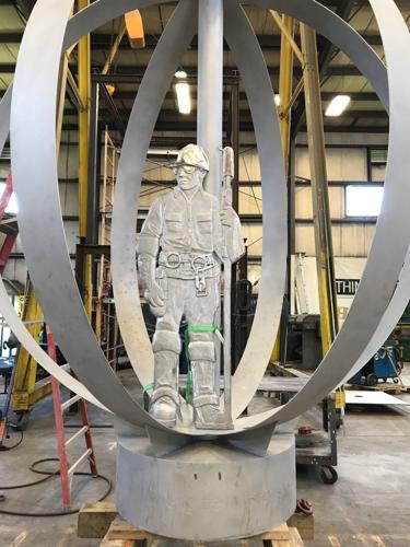 These students made a sculpture honoring power linemen; They came to ...