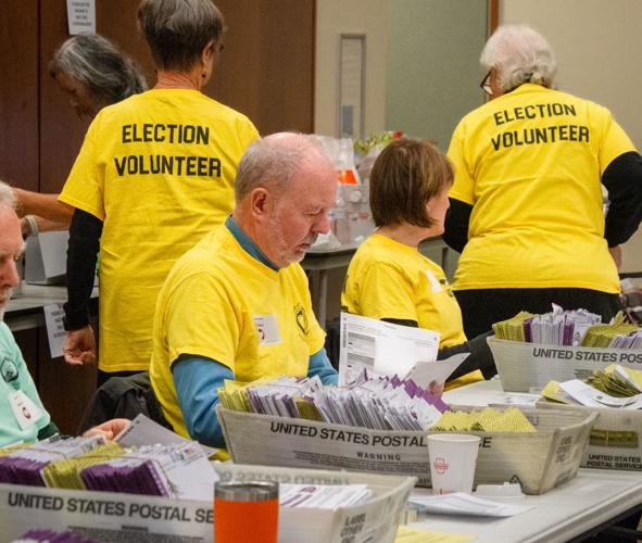 Volunteers pre-canvass Lancaster County ballots during Election Day ...