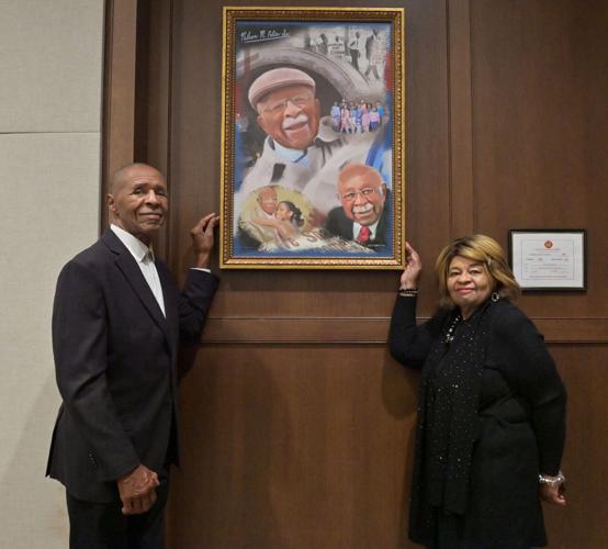 Portrait of Nelson Polite Sr. unveiled in Lancaster city council ...