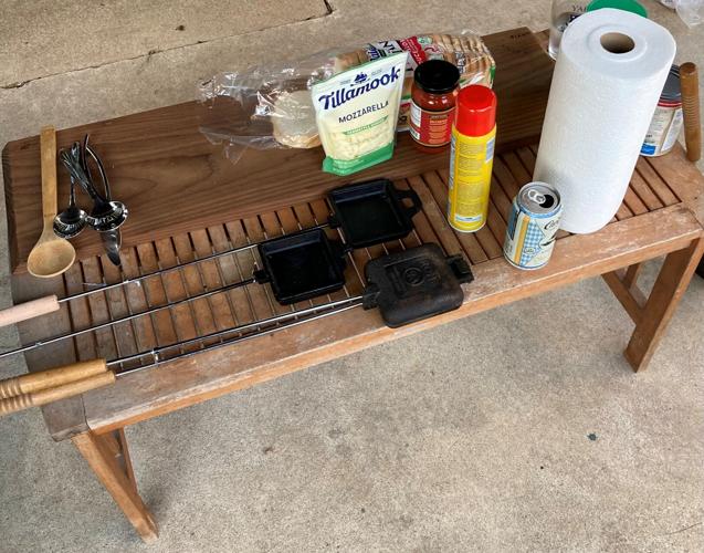 How to make mountain pies, a pressed sandwich you cook on the campfire ...