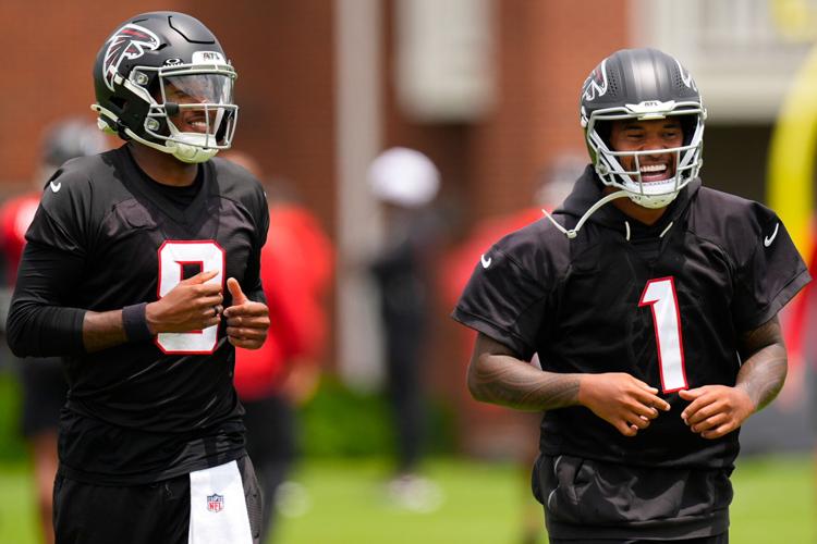 Falcons QB Michael Penix progressing on schedule in ACL rehab | NFL ...