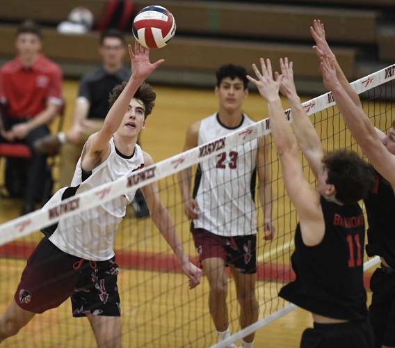 Hempfield vs. Warwick - L-L League boys volleyball [photos] | Boys ...