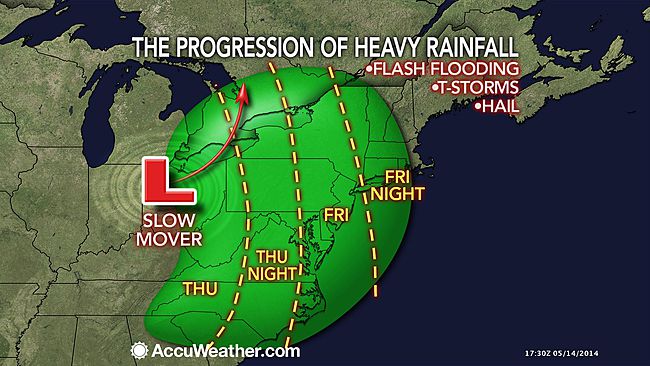 Flash flood warning: More than 2 inches of rain expected in Lancaster ...