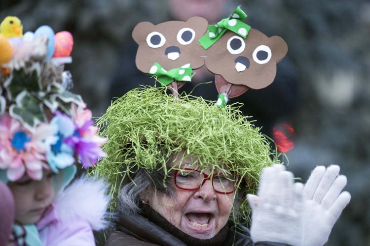 Mount Joy Minnie proclaims prediction during Groundhog Day celebration ...