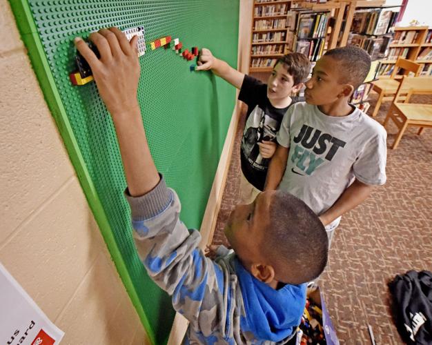 Where can you find robots, a green screen and a Lego wall all in one ...