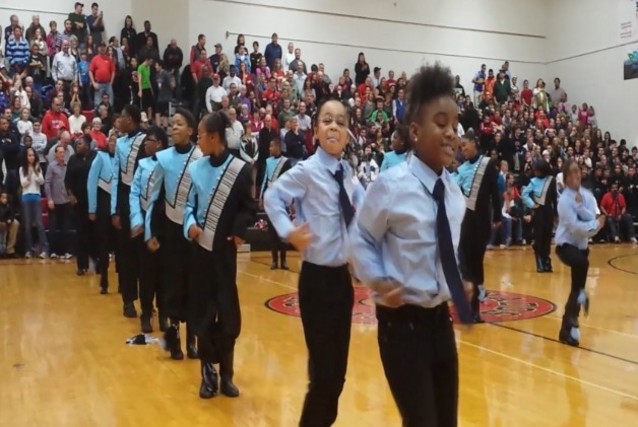 Infamous Unstoppables Drill Team and Drum Squad rocks crowd at McCaskey ...
