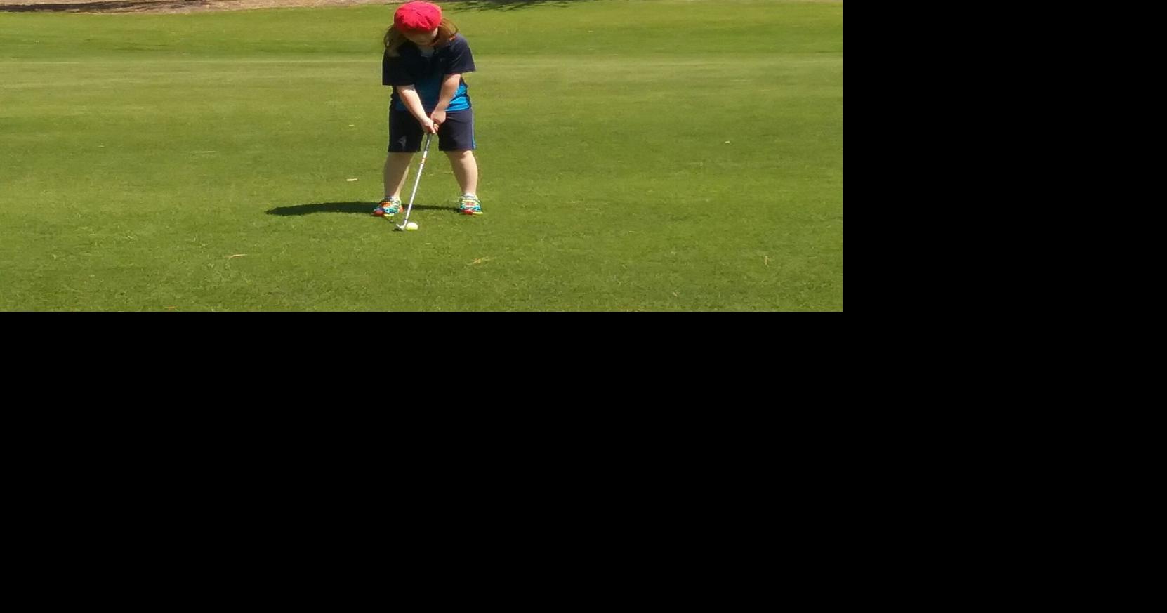 9-year-old Samantha Groff gets into the swing of things | Pro Golf ...