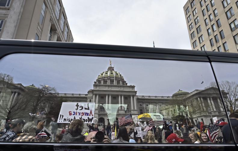 Scenes from ReOpen PA rally at State Capitol in Harrisburg [photos ...