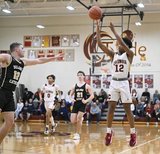Columbia vs. Delone Catholic - District 3 Class 3A boys basketball ...
