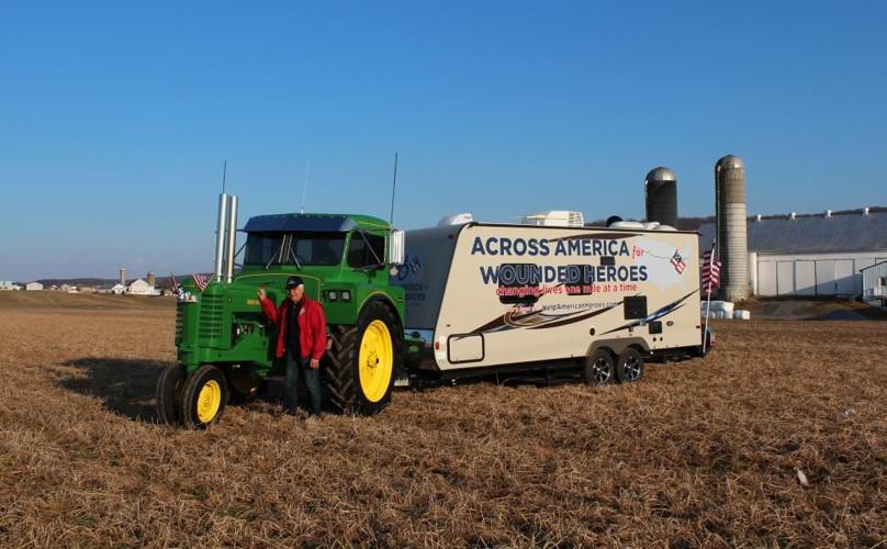 Ivan Stoltzfus drove his tractor 3,510 miles to thank veterans and ...