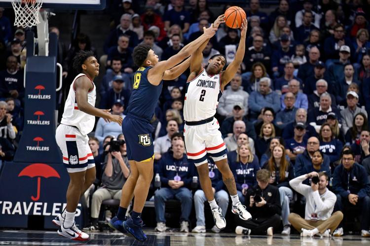 Ball, No. 4 UConn push winning streak to 10 games with 73-57 win over ...