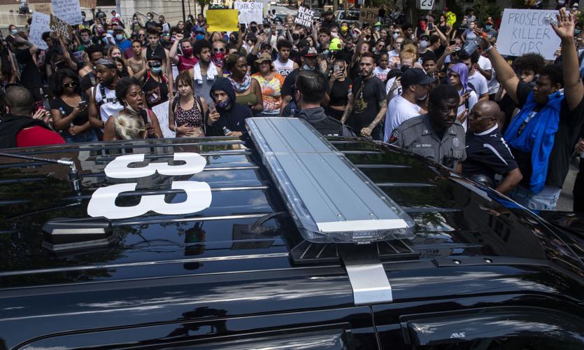 Hundreds protest in Lancaster city Saturday following George Floyd's ...