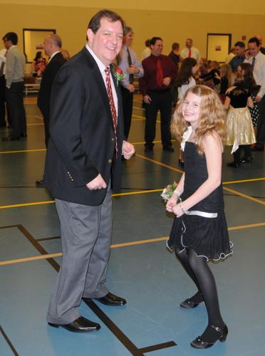 Dads, daughters bond at Hans Herr Elementary sweetheart dance | News ...