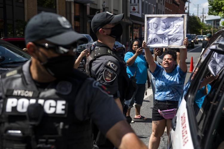 Hundreds protest in Lancaster city Saturday following George Floyd's ...