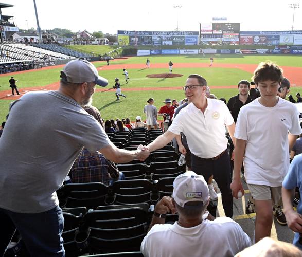 Gov. Josh Shapiro throws out first pitch at Stormers game [photos ...