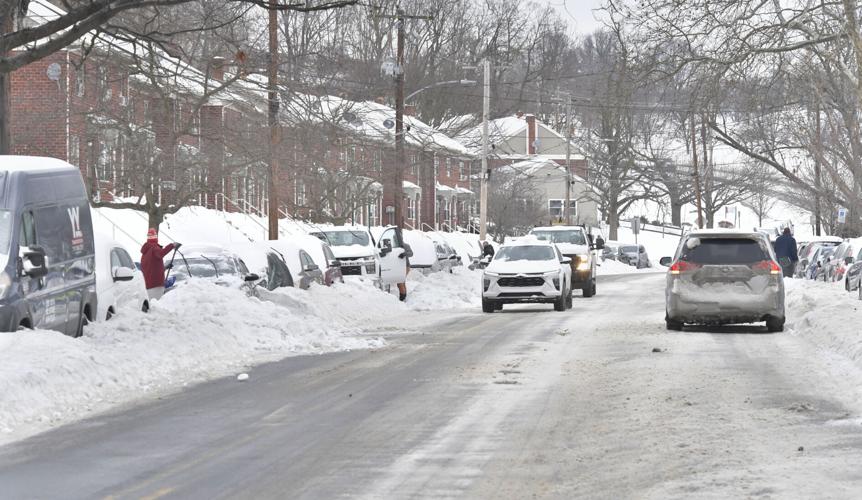 Scenes as Lancaster County begins digging out from weekend winter storm ...