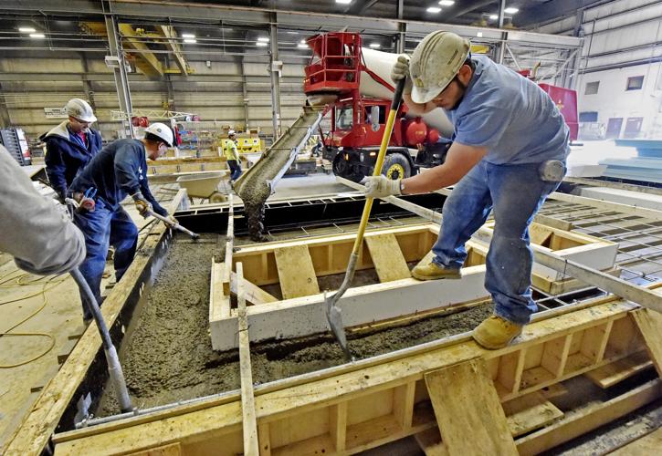 High Concrete in Denver making big precast panels for Statue of Liberty ...