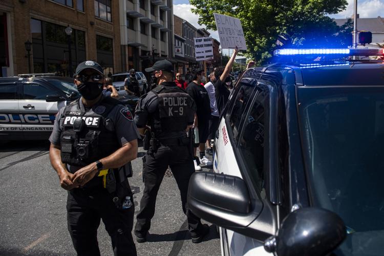 Hundreds protest in Lancaster city Saturday following George Floyd's ...