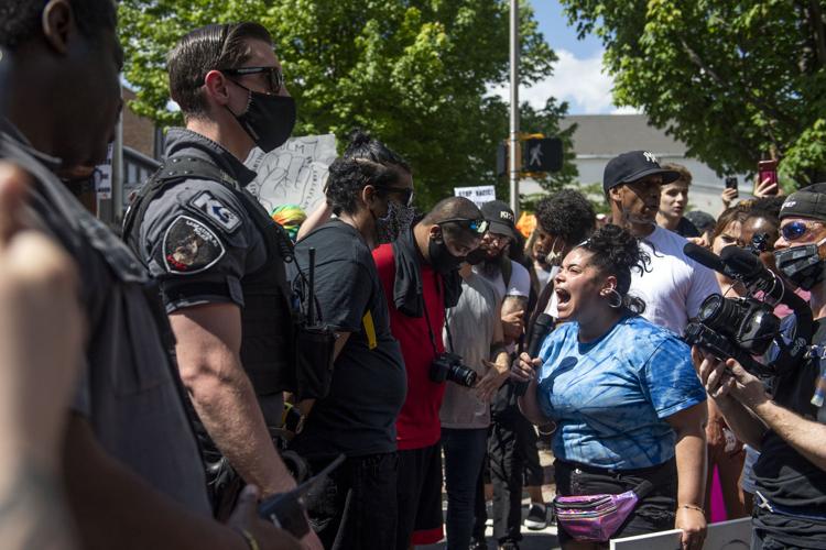 Hundreds protest in Lancaster city Saturday following George Floyd's ...