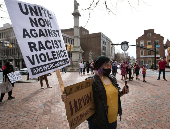 Dozens gather in downtown Lancaster Saturday to protest anti-Asian ...