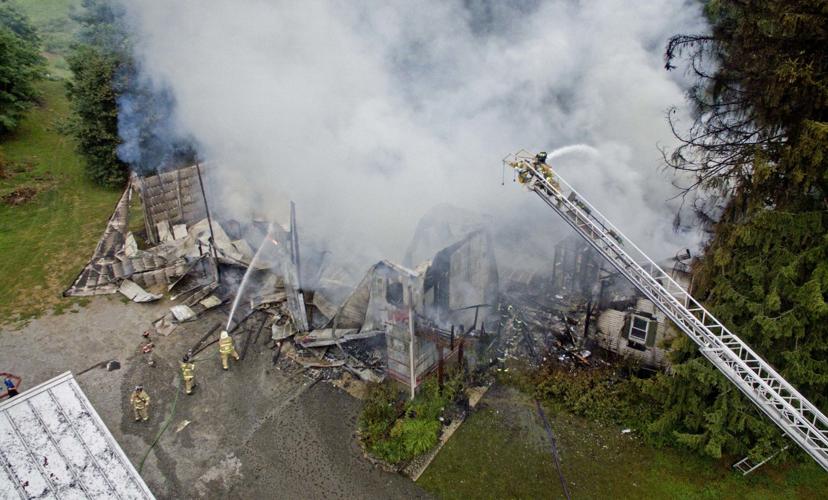 Fire burns barn, house in Manor Twp. Tuesday morning [photos, videos ...