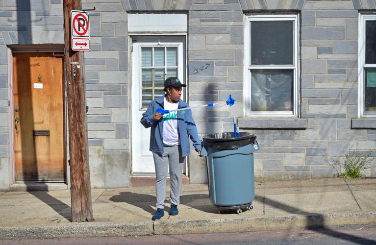 2-person crew gets to work picking up litter in Lancaster's southwest ...