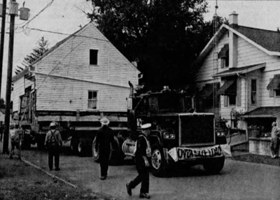 A house on the move, a new Gimbels, and a practical joke gone wrong ...