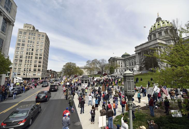 Scenes from ReOpen PA rally at State Capitol in Harrisburg [photos ...