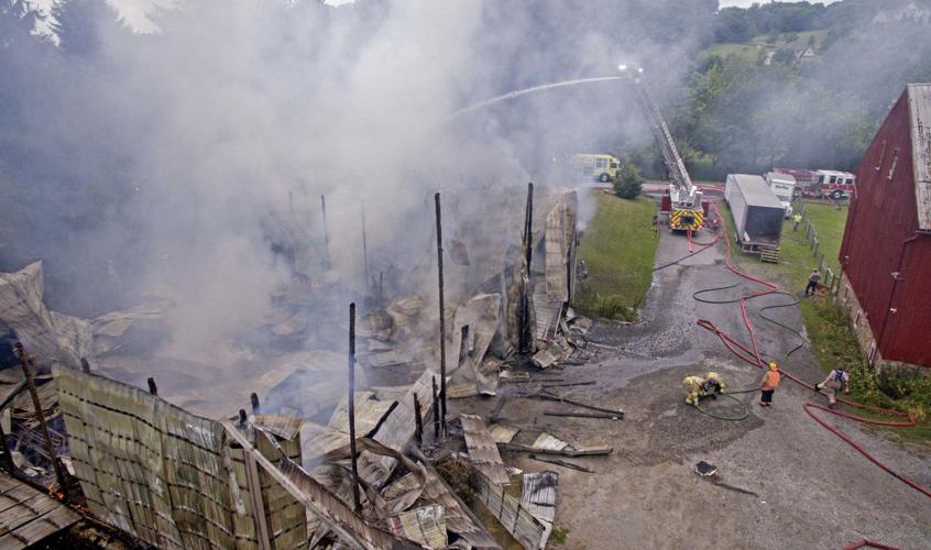 Fire burns barn, house in Manor Twp. Tuesday morning [photos, videos ...