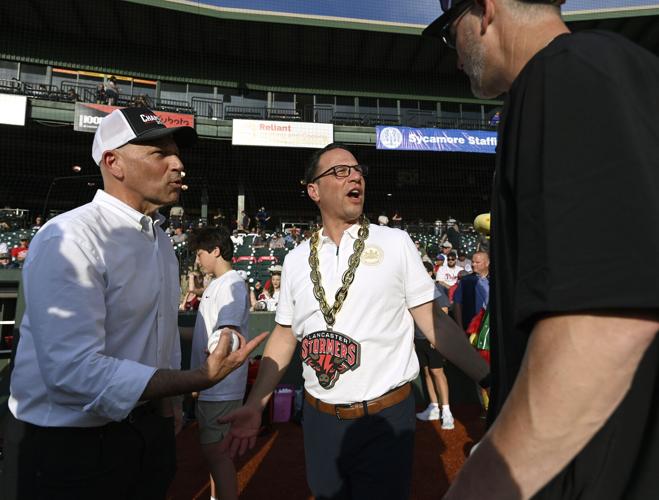 Gov. Josh Shapiro throws out first pitch at Stormers game [photos ...