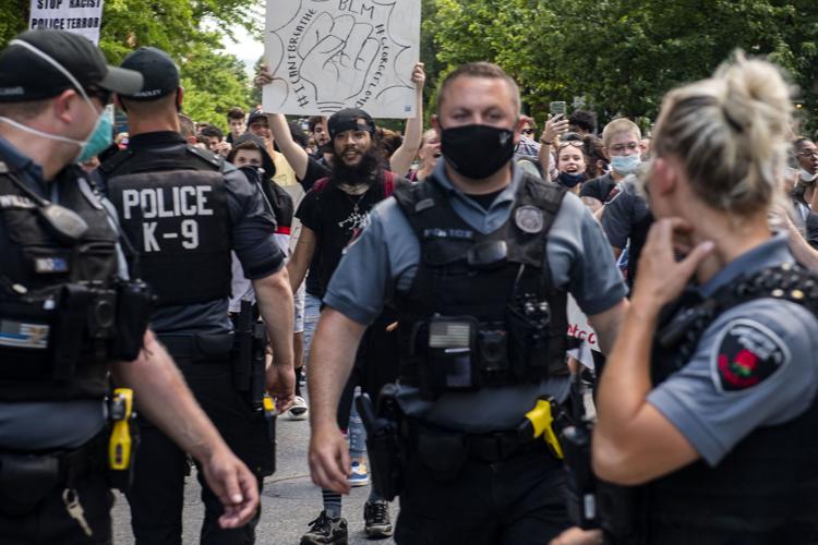 Hundreds protest in Lancaster city Saturday following George Floyd's ...