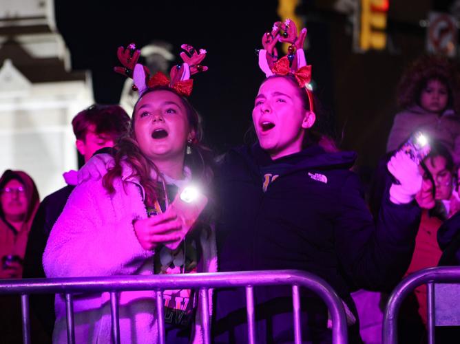Lancaster city Christmas tree lights up the sky for 2025 [photos ...
