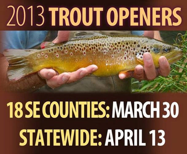 36,000 trout ready for dangling hooks as trout season opens here ...