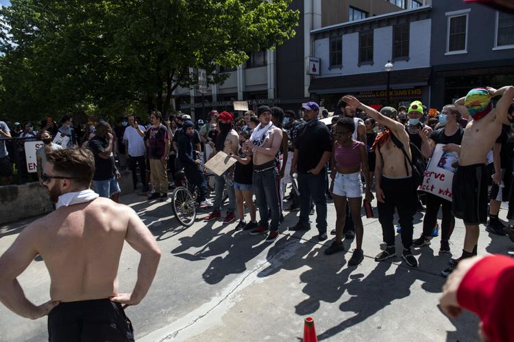 Hundreds protest in Lancaster city Saturday following George Floyd's ...