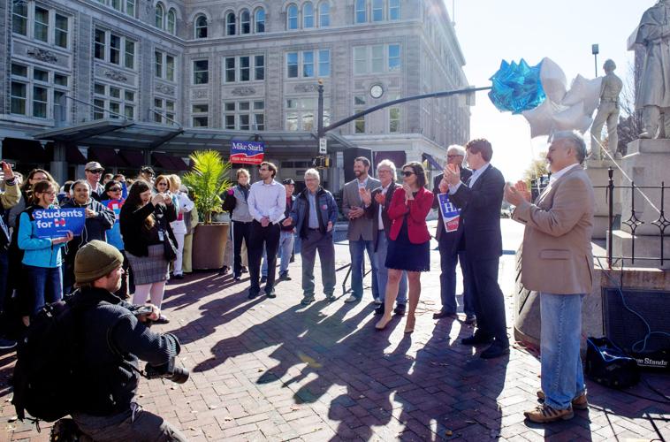 Joseph Kennedy III speaks to Democratic rally near spot where JFK ...