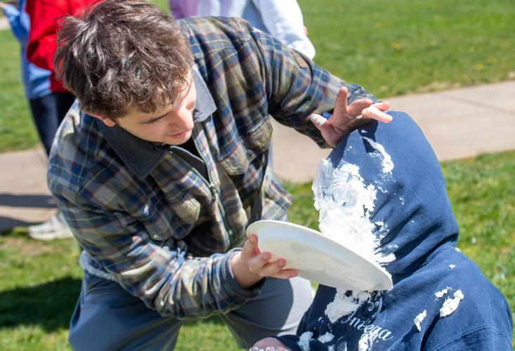 Members of Chi Phi fraternity and Chi Omega sorority, at Franklin ...